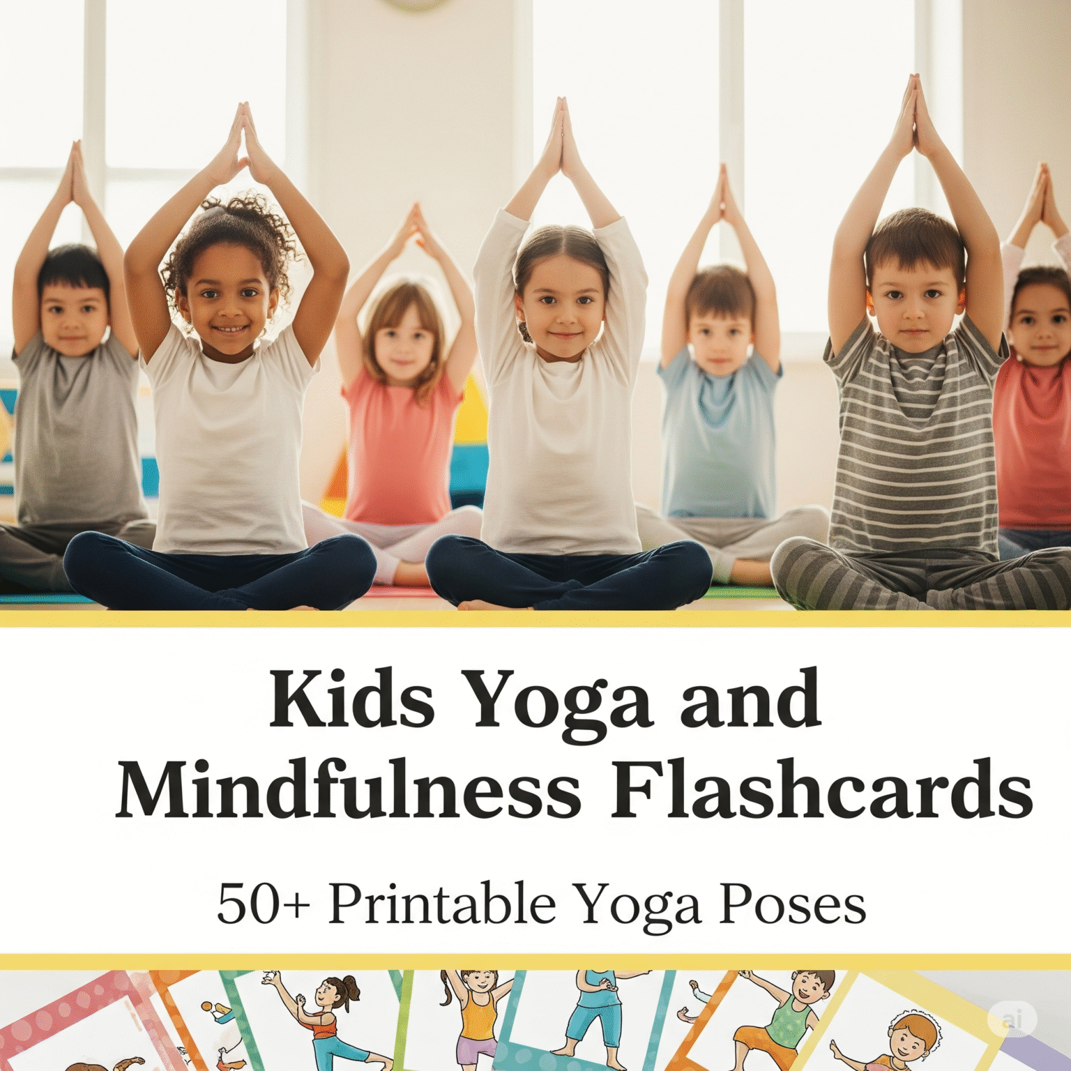 Kids Yoga & Mindfulness Cards: 100+ Printable Poses - EarlyActivity.com ...